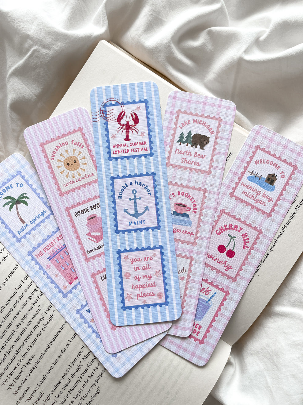 Emily Henry Inspired Bookmarks | Beach Read Bookmark | Happy Place Boo ...