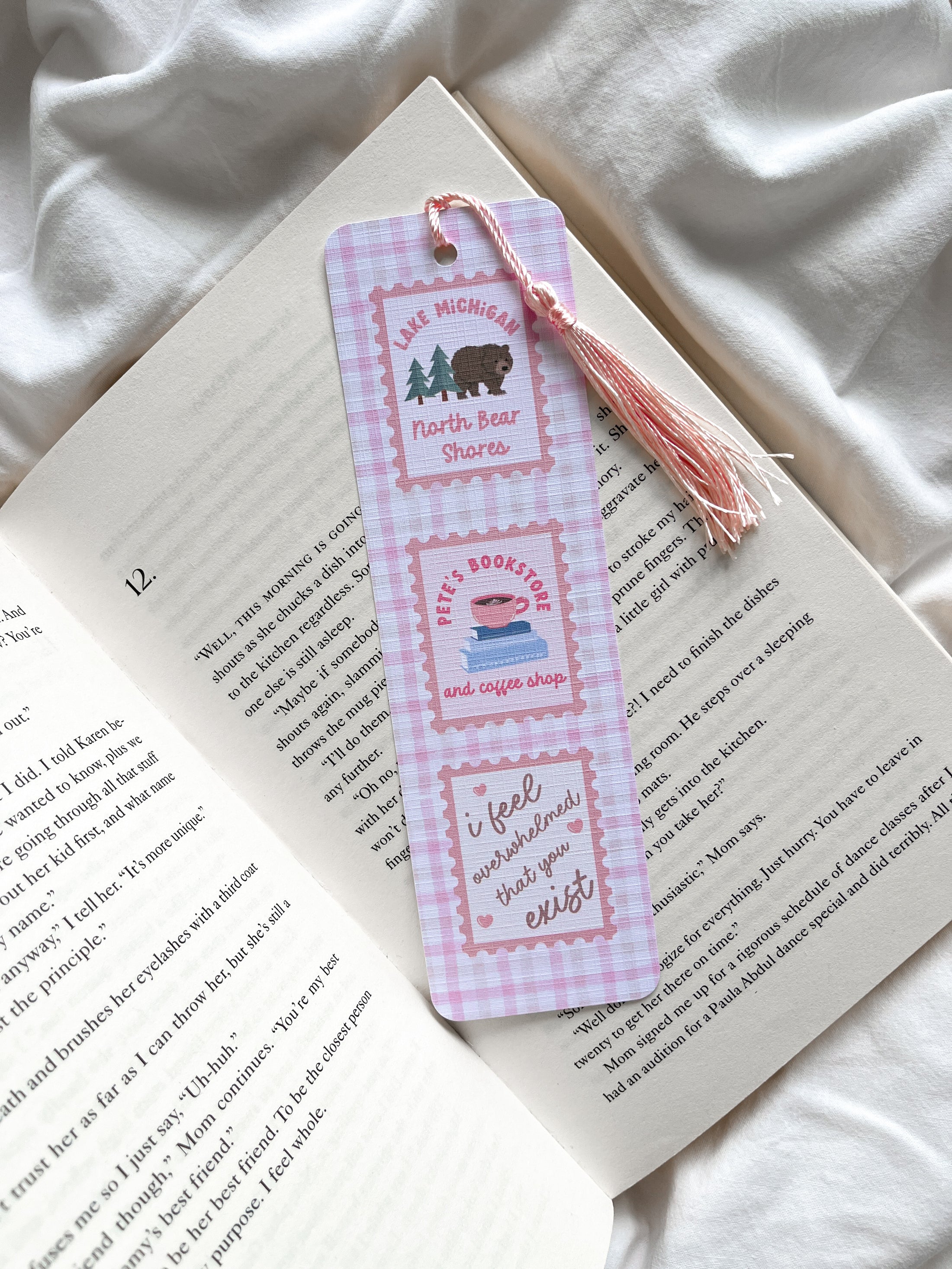 Emily Henry Inspired Bookmarks | Beach Read Bookmark | Happy Place Boo ...