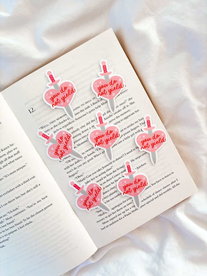 You Do Not Yield Sword ToG Sticker – Fleurs On Sunday
