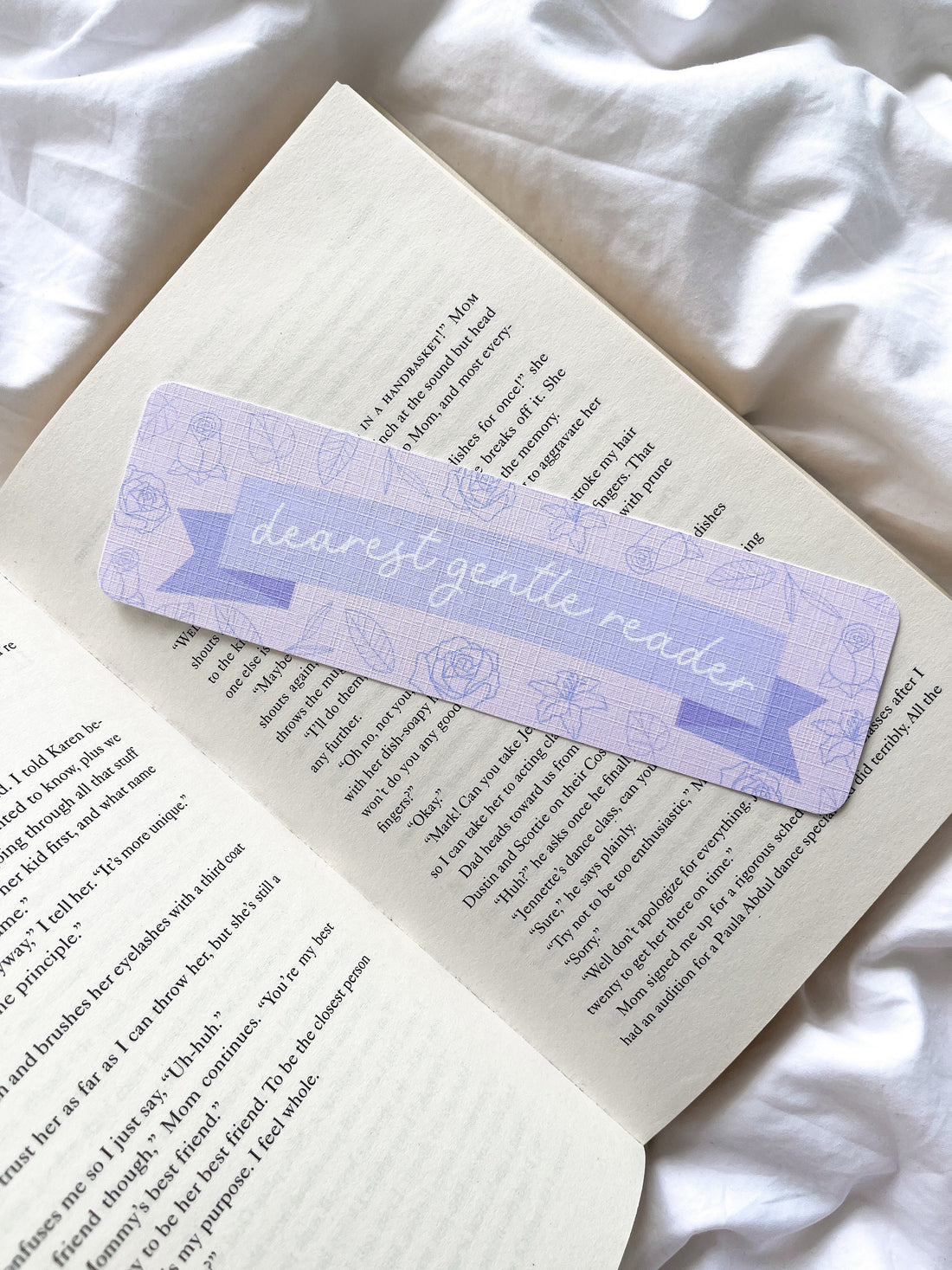 Dearest Gentle Reader Bookmark | Bridgerton Style Bookmark – Fleurs On ...