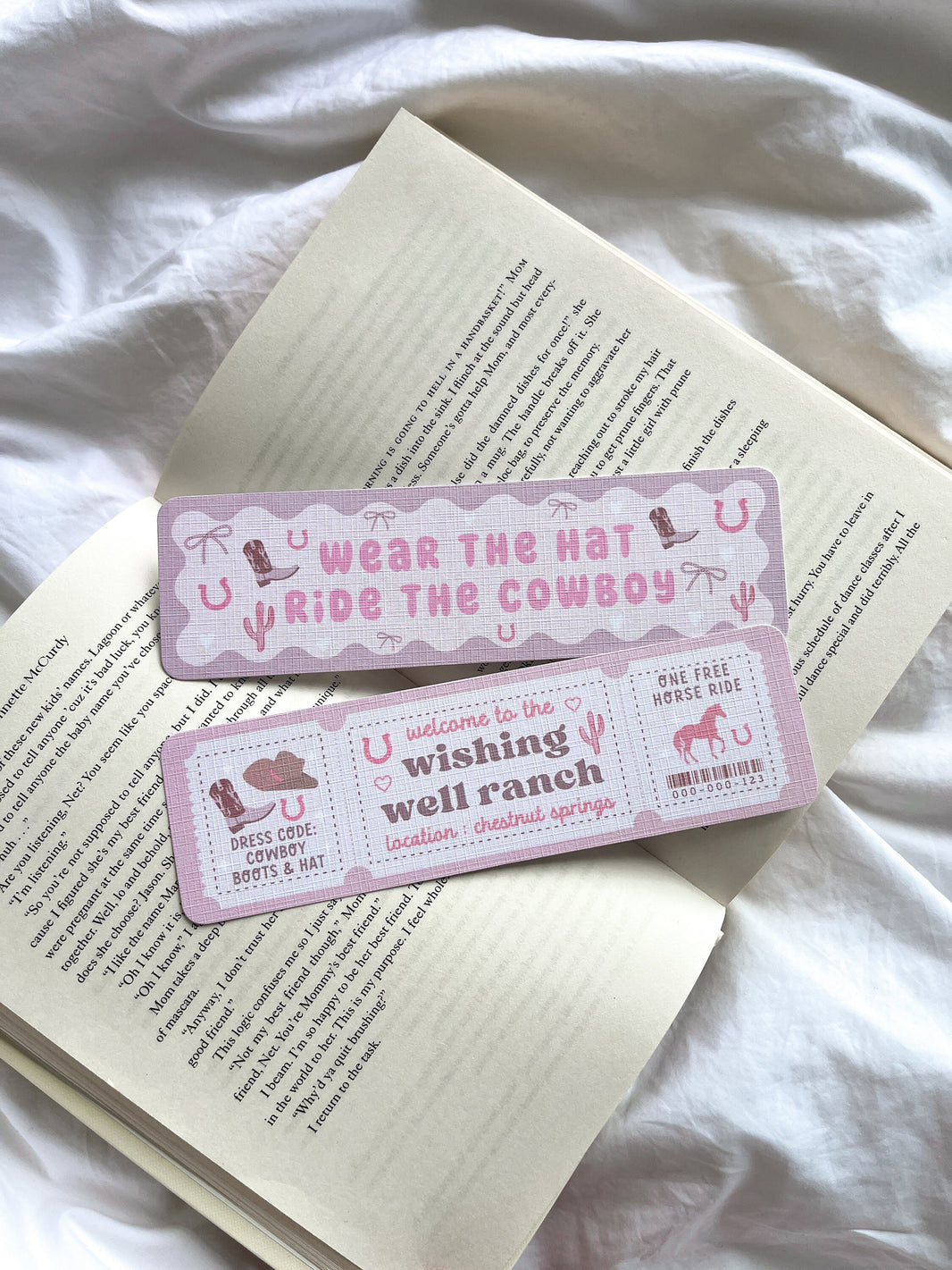 Cowboy Bookmarks – Fleurs On Sunday